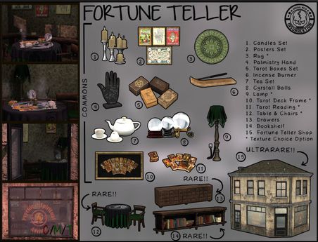 Second Life Marketplace - Fortune Teller - 03. Rug (by Insurrektion)
