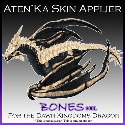 Second Life Marketplace - Aten'Ka - DK Dragon Applier - Bones