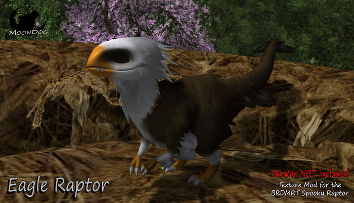 Second Life Marketplace - MoonDog-Eagle Raptor *BRDMRT Spooky Raptor* MOD