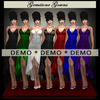 Second Life Marketplace - C&F Gemstone Outfit 2 Demo - Mesh, Fitmesh ...