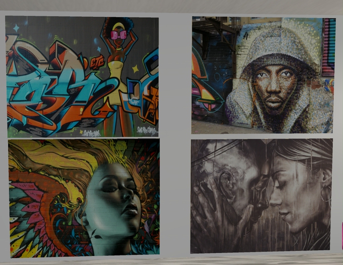 Second Life Marketplace - Graffiti Art Pack 5 - PROMO 4 Picture as ...