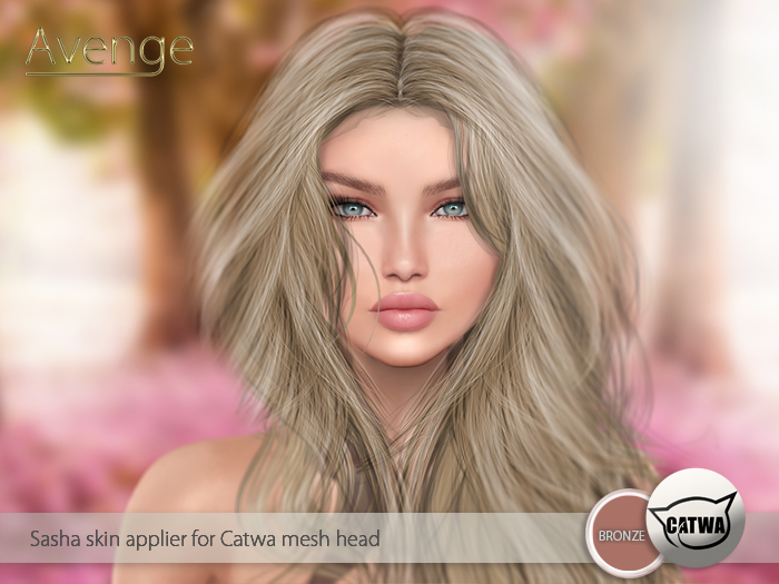 Second Life Marketplace - [Avenge] Sasha skin applier for Catwa - bronze
