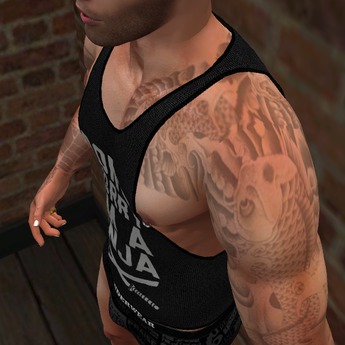 Second Life Marketplace - Zef tank-top - DON'T WORRY I'AM A NINJA