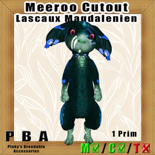 Second Life Marketplace - Meeroo Cutout "Lascaux Magdalenien"