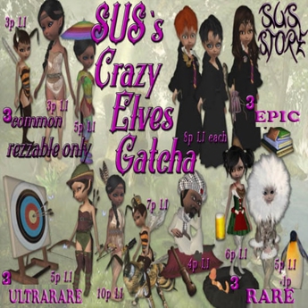 Second Life Marketplace - SUS Mesh Elven Potter (8p)
