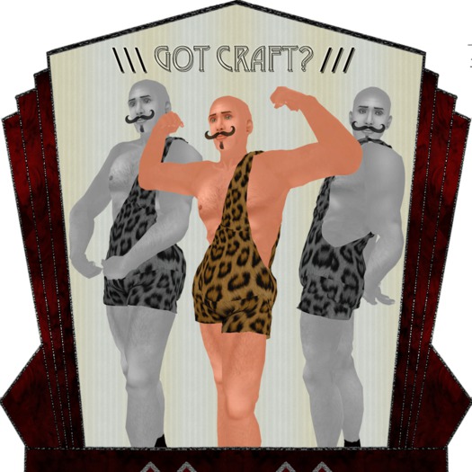 Second Life Marketplace - Got Craft? Strong man's Mesh outfit Cilian ...
