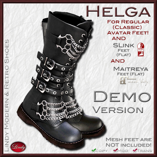 Second Life Marketplace Lindy Helga Demo