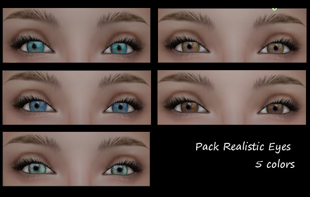 Second Life Marketplace - Pack Realistic Eyes