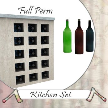 Second Life Marketplace - ^Upcycled^ Full Perm Kitchen Set