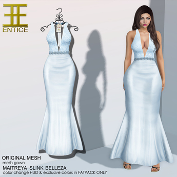 Second Life Marketplace - Entice - By Your Side Gown - Periwinkle