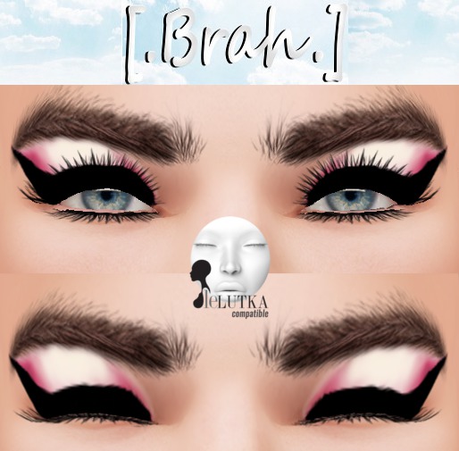 Second Life Marketplace - [Brah.] Pink Eyeshadow + Lashes-Lelutka ...
