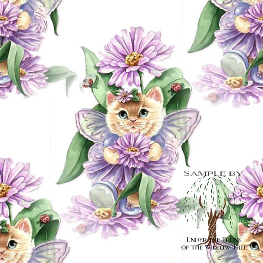 Second Life Marketplace - Floral Fairy Cat Texture