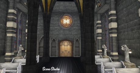 Second Life Marketplace - Gothic Cathedral Dark SKYBOX