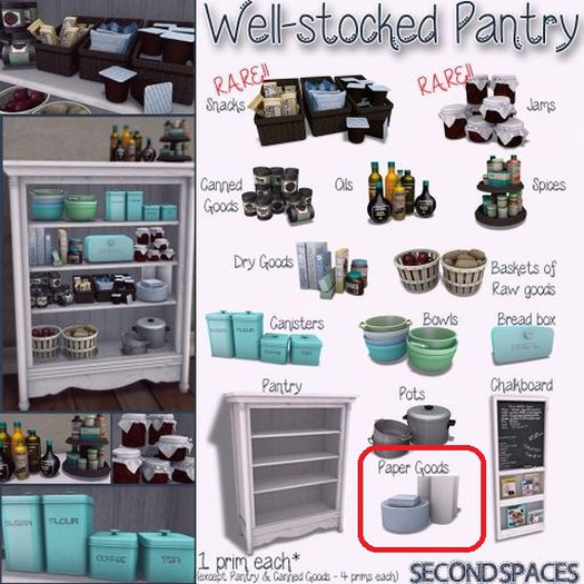 Second Life Marketplace - Paper Goods (by Second Spaces)