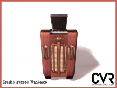 Second Life Marketplace - Radio stereo Vintage