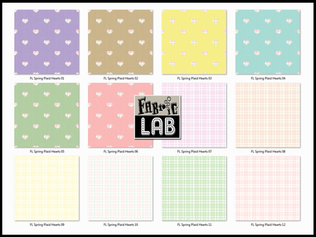 Second Life Marketplace - Fabric Lab ME Plaid Hearts fabric Texture ...