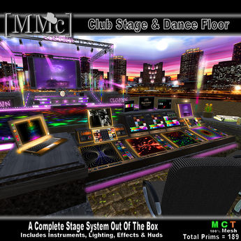 Second Life Marketplace - [MMc] Club Stage & Dance Floor