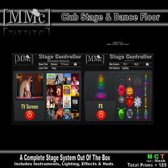 Second Life Marketplace - [MMc] Club Stage & Dance Floor