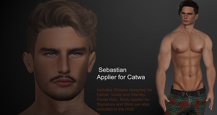 Second Life Marketplace - SEBASTIAN - MALE - SKIN - DEMO
