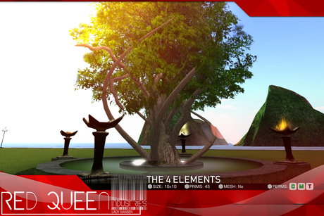 Second Life Marketplace - 【ⓇⓆ】The 4 Elements (Outdoors Setup)