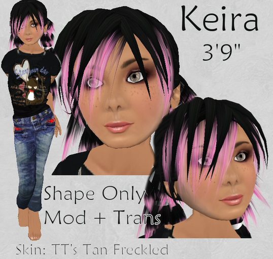 Second Life Marketplace - Keira - Darling little girl Shape