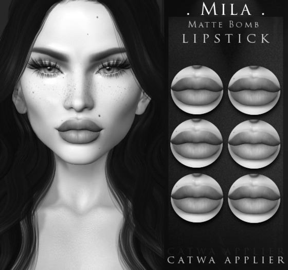 Second Life Marketplace - . MILA . Matte Bomb Dark (Catwa) DEMO