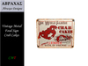 Second Life Marketplace - Vintage Metal Food Sign - Crab Cakes