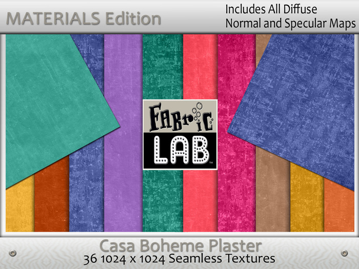 Second Life Marketplace - Fabric Lab ME Casa Boheme Plaster Wall ...