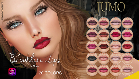 Second Life Marketplace - .:JUMO:. Brooklin Lips - LELUTKA and Omega ...