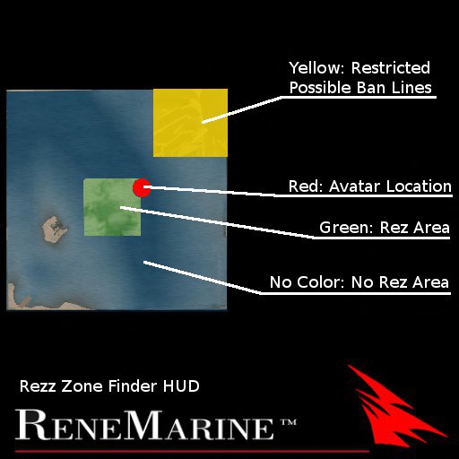Second Life Marketplace - Rezz Zone Finder Hud