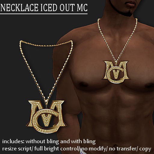 Second Life Marketplace - [DEMO] NECKLACE MC GOLD -RYCA-