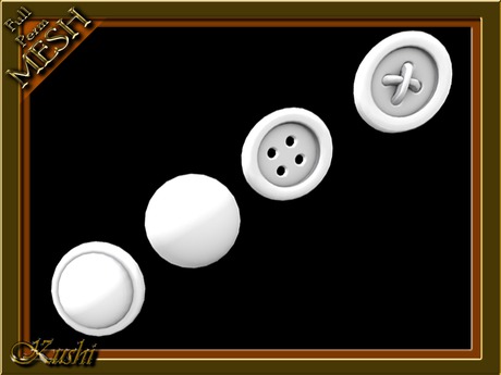 Second Life Marketplace - Buttons - Black Copy Mod Mesh Kit