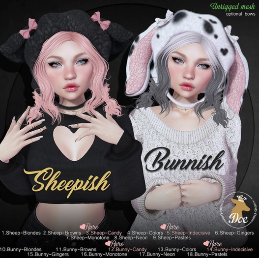Second Life Marketplace - 3.Doe: Sheepish - Candy RARE