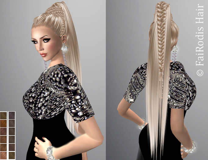 Second Life Marketplace - FaiRodis Asia hair light shaten DEMO pack
