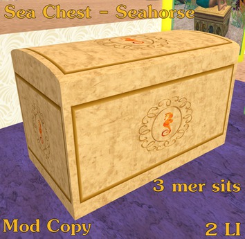 Second Life Marketplace - Esprit MC2 Sea Chest - Seahorse
