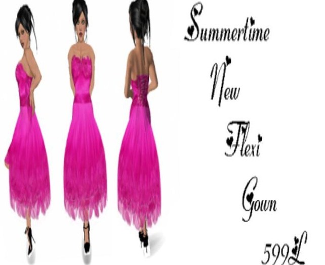 Second Life Marketplace - Summertime flexi gown