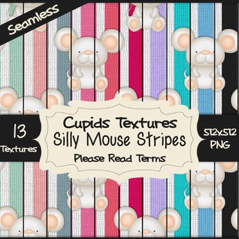 Second Life Marketplace - *Cupids Textures * 13 SILLY MOUSE STRIPES