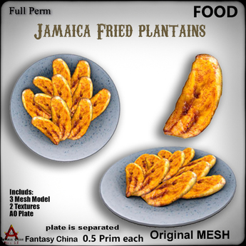 Second Life Marketplace - FC- Full Perm Mesh Jamaica Fried plantains