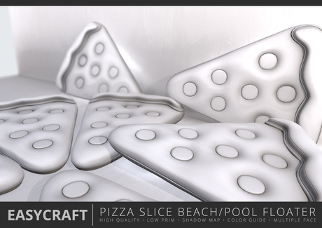 Second Life Marketplace - EASYCRAFT - Full Perm (PRIME) Pizza Slice Floater