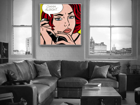 Second Life Marketplace - OHHH! ALRIGHT Roy Lichtenstein | Mesh Panel