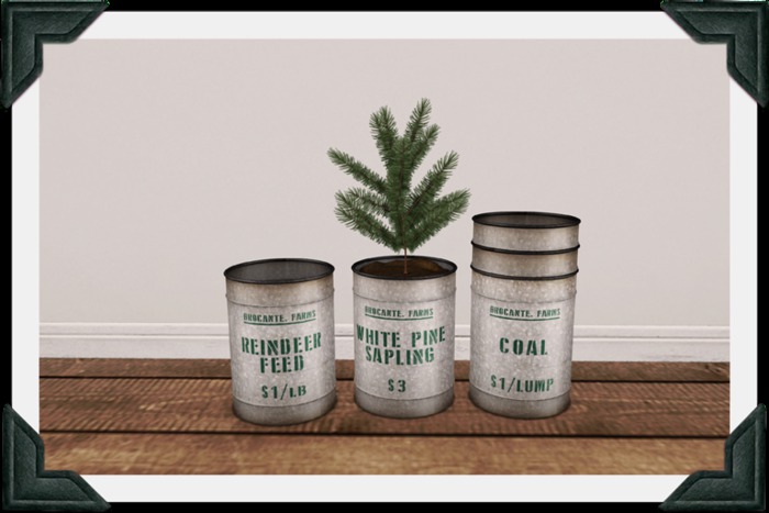 Second Life Marketplace - brocante. farm bucket / green [box]