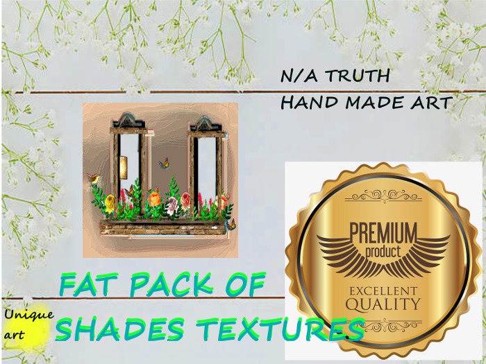 Second Life Marketplace - RUTH: (4D) Window Texture wall Fantacy art Nalr