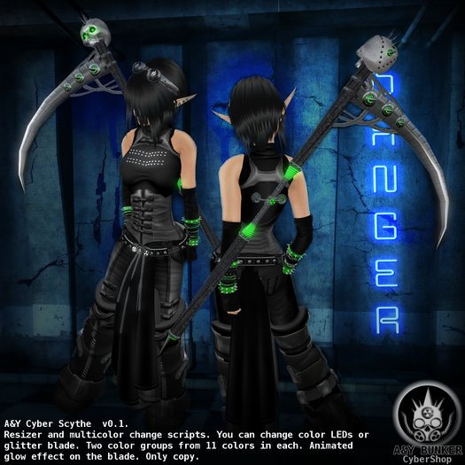 Second Life Marketplace - A&Y Cyber Scythe v0.1