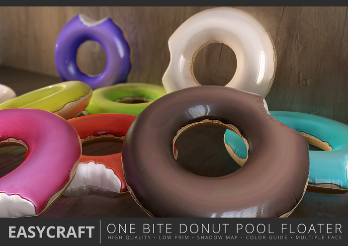 Second Life Marketplace - EASYCRAFT - Full Perm (PRIME) One Bite Donut ...