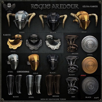 Second Life Marketplace - [The Forge] Rogue Mask, Gold