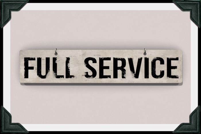 Second Life Marketplace - floorplan. full service sign [boxed]