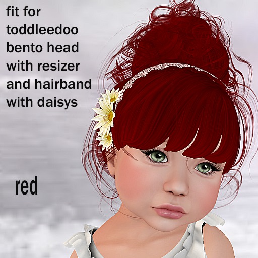 Second Life Marketplace - !!! AFA Hair TD & BENTO Head Bella red