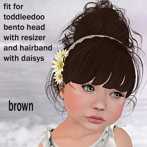 Second Life Marketplace - !!! AFA Hair TD & BENTO Head Bella brown