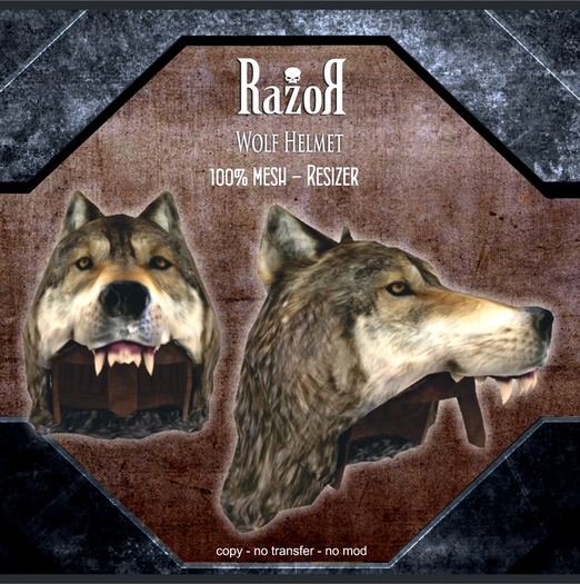 Second Life Marketplace - Wolf Helmet