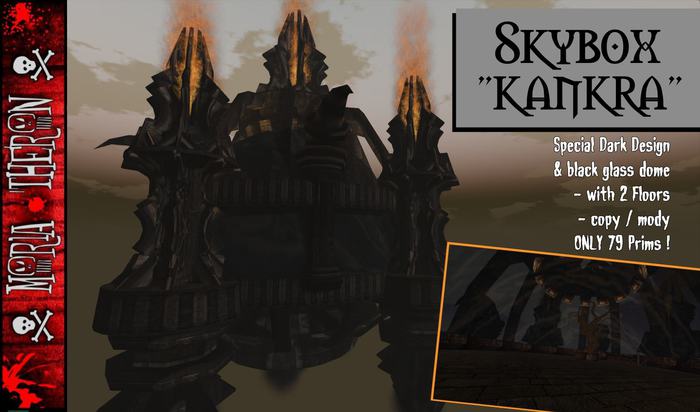 Second Life Marketplace - [ Moria’Theron ] LOW PRIM - DARK Skybox ...